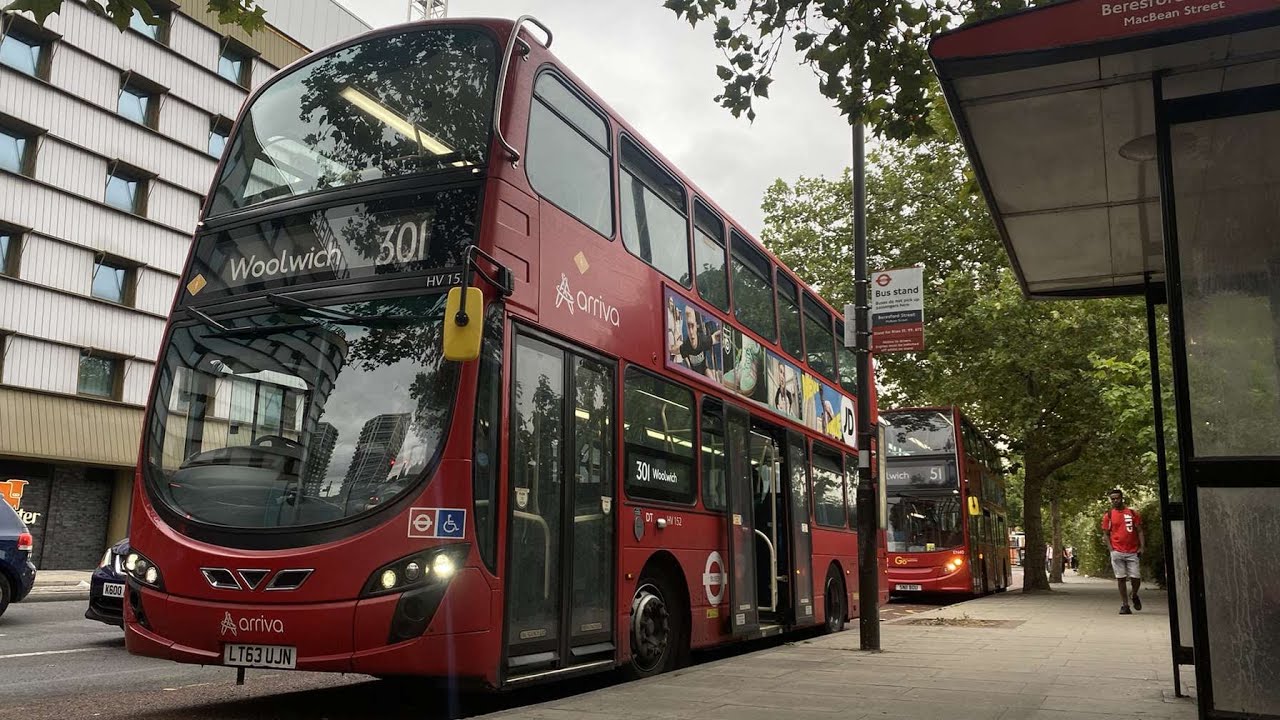*A2016 Diversion + Thrash* | Journey on route 301 | Arriva London HV148 ...