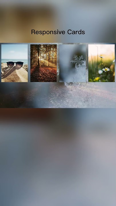 Responsive Cards Coding Html Html5 Htmlcss Htmlcssjs Js Css Youtube
