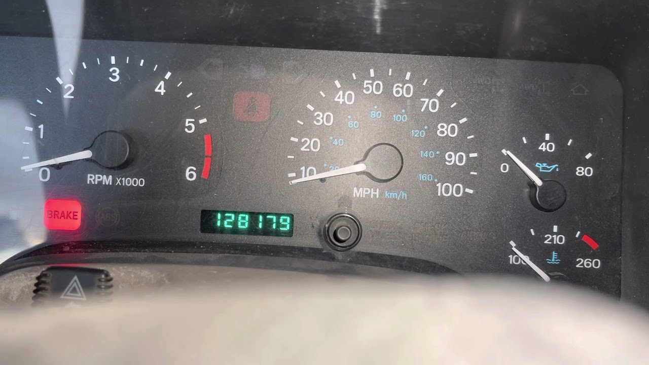 Jeep TJ 4.0 P0340 Dash Code 12 54 55 - YouTube