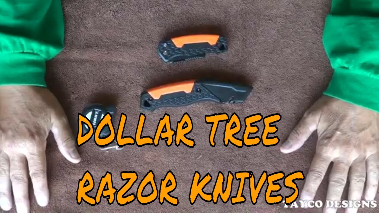 Does Dollar Tree Carry A Razor Knife That Is Useful? - YouTube