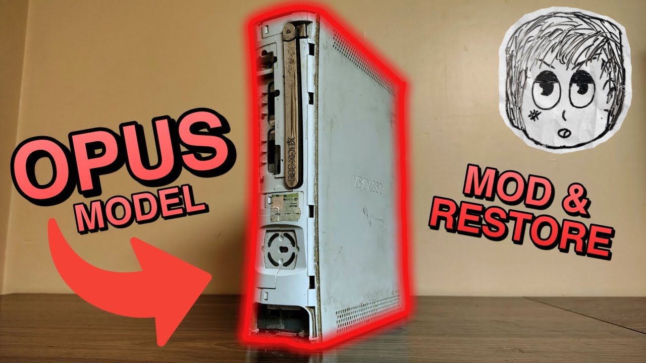 Xbox 360 Repair - Rare Opus Model Mod & Restore. - YouTube