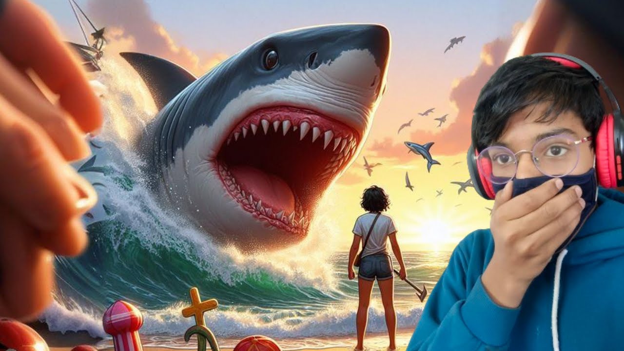 This Hungry Shark eating Human 🤯 | The Hungry Shark Evolution - YouTube