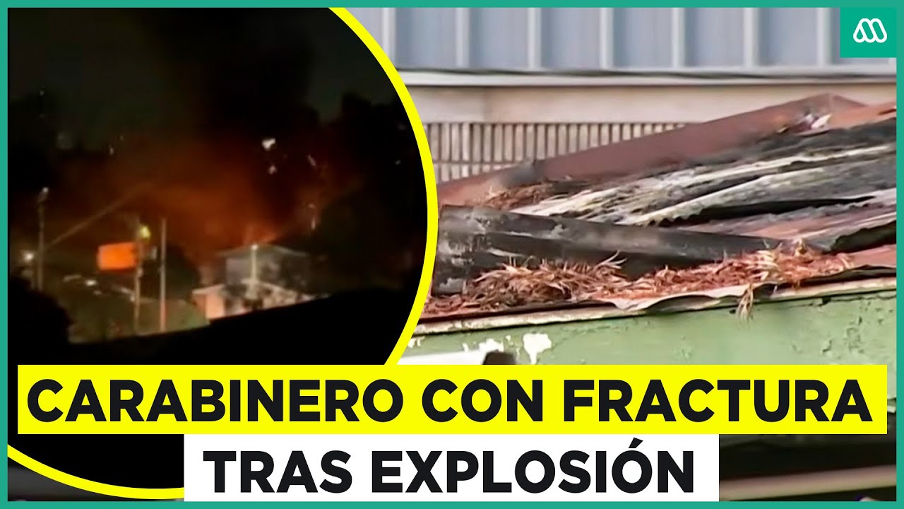 ¿Qué causó la explosión en la comisaría?: Tres carabineros resultaron ...