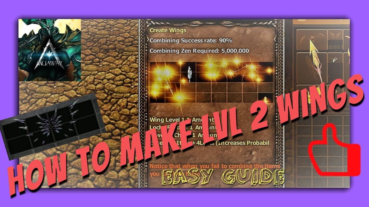 MUAWAY - HOW TO MAKE LEVEL 2 WINGS - TUTORIAL FOR BEGINERS - YouTube