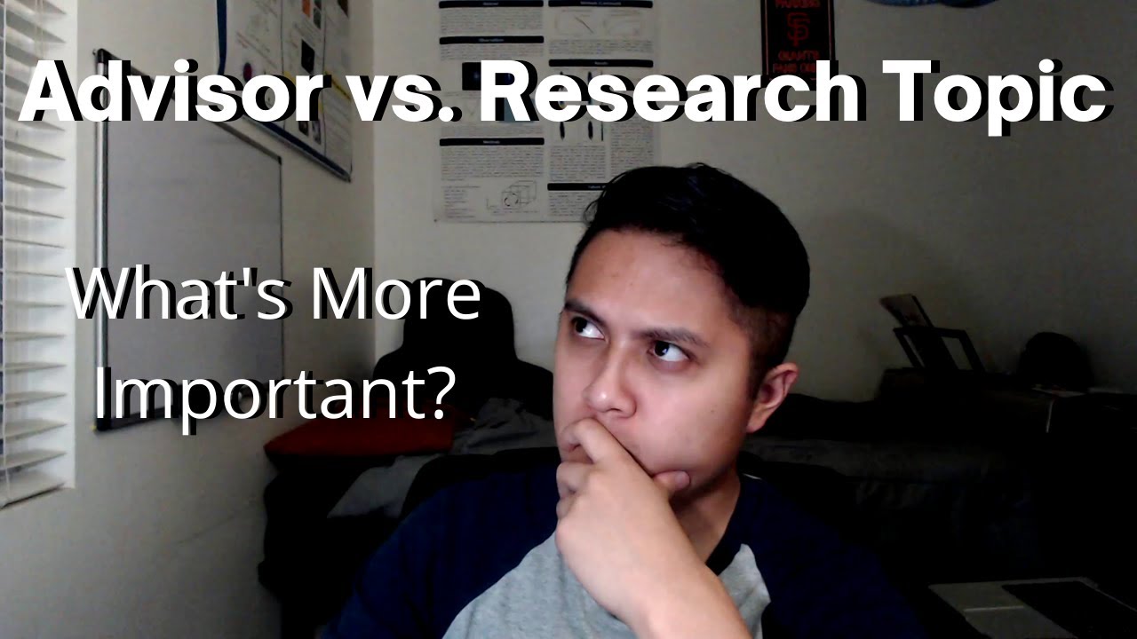 Advisor vs. Research Topic: What's More Important in Grad School? - YouTube