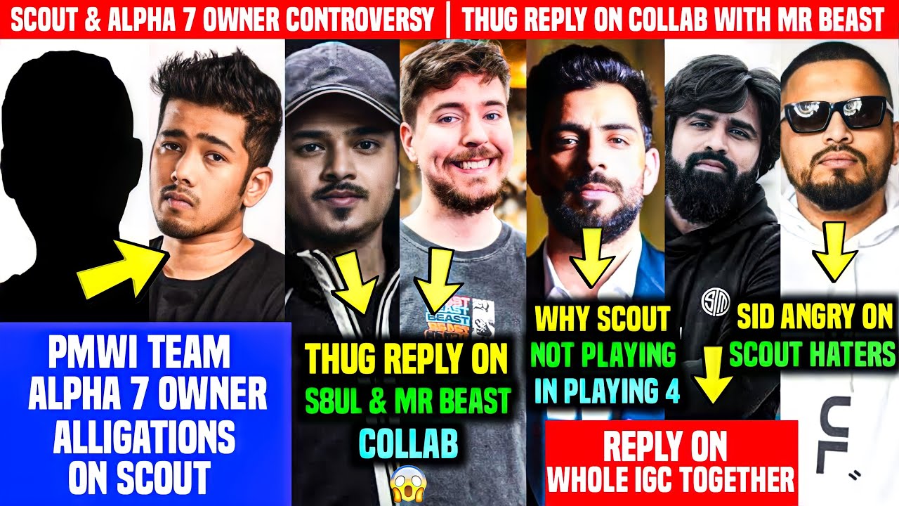 TEAM ALPHA 7 OWNER PUTTING BIG ALLIGATIONS ON SCOUT 😱 THUG REPLY ON ...