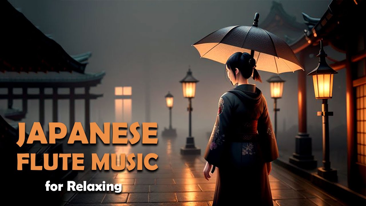 Japanese flute music, Relaxing, Healing, Studying🍁 Instrumental Music ...