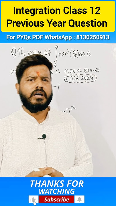 Integration Class 12 Previous year Questions | Class 12 Integration PYQ | #shorts #maths # ...