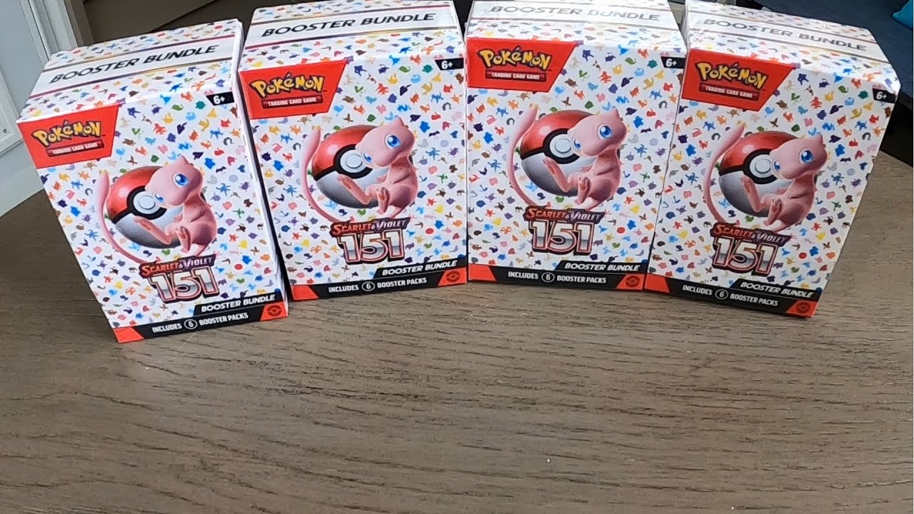 The first 151 Booster Bundles I have ever opened - SV 151 24 Pack 4x ...