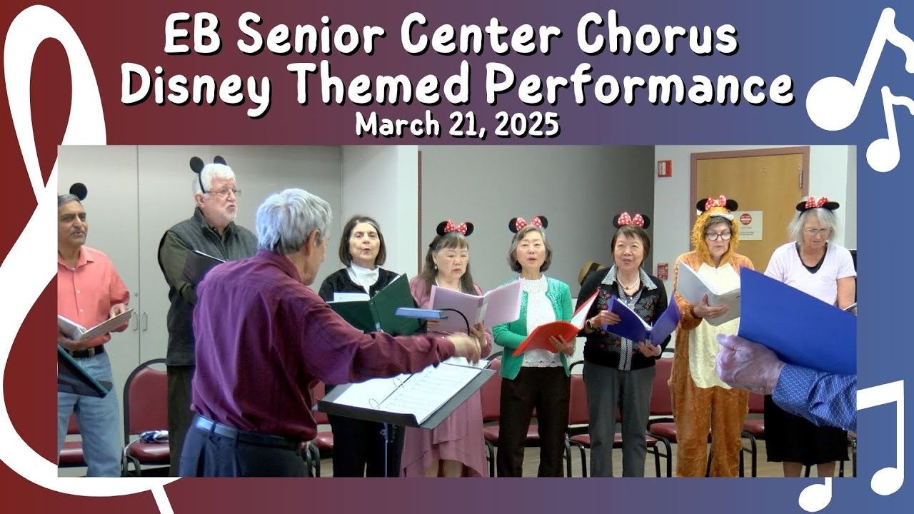 East Brunswick Senior Center Chorus Disney Themed Performance - YouTube