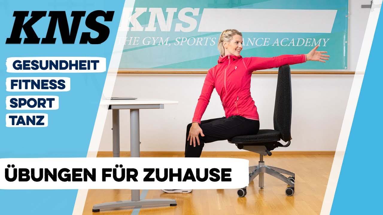 Fit Im Home Office - Übungen am Schreibtisch mit dem Stuhl | KNS ...
