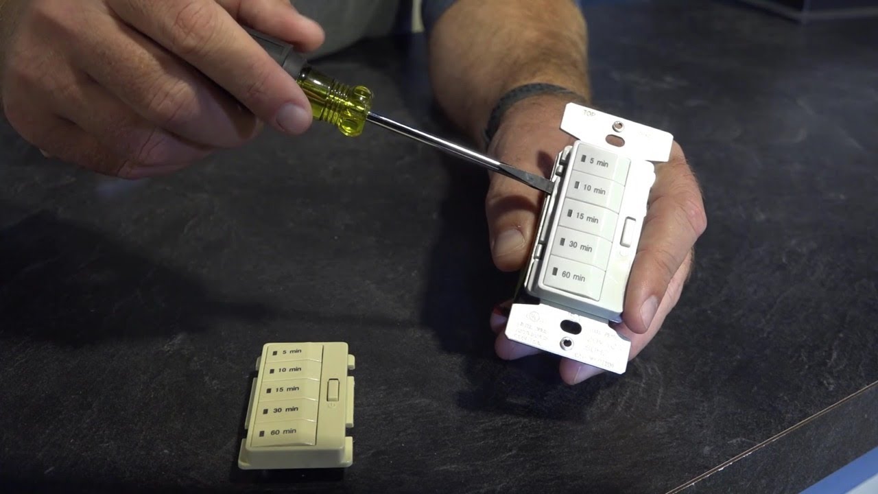 How to change the faceplate color on your Eaton timer - YouTube