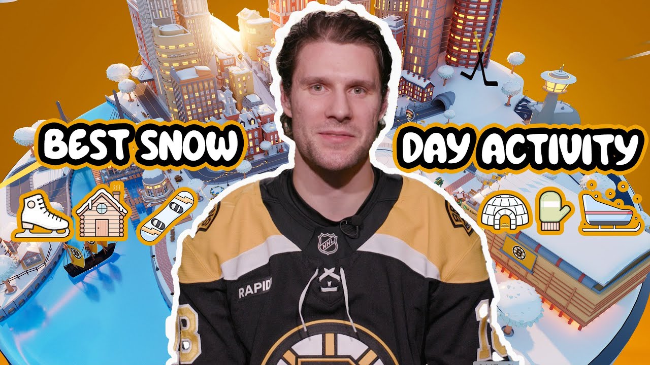 Bruins Pick Their Favorite Snow Day Activities | Best Snow Day Ever ...
