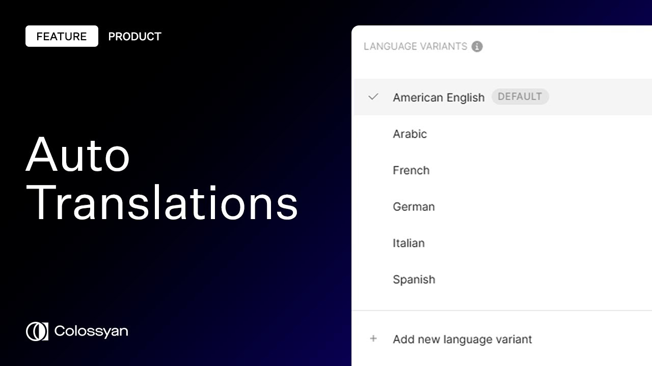 Translate Your Videos Faster Than Ever Before with Colossyan - YouTube Translate Your Videos Faster Than Ever Before with Colossyan - YouTube