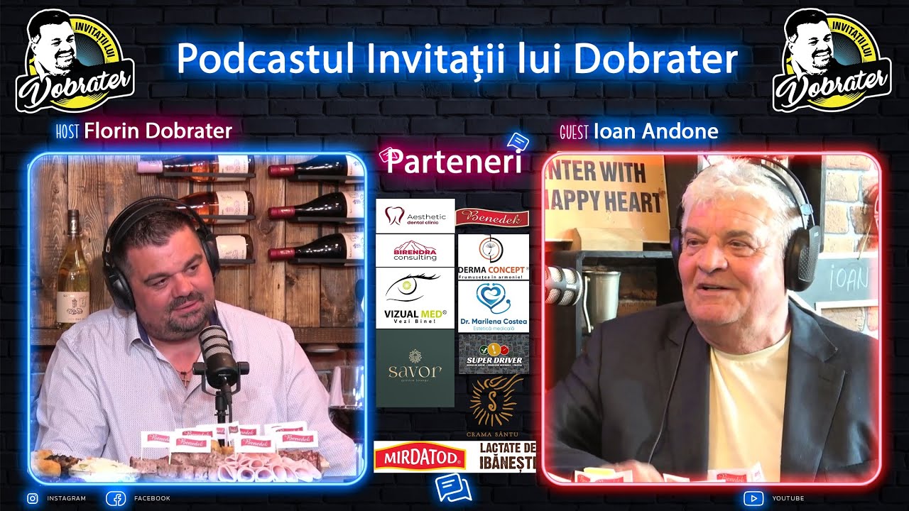 Invitații lui Dobrater - Episodul 79 - Ioan Andone - Fost jucător ...