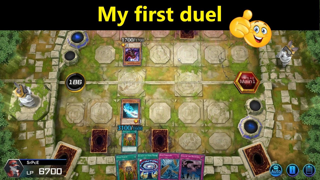 Yu-gi-oh,my first Duel - YouTube