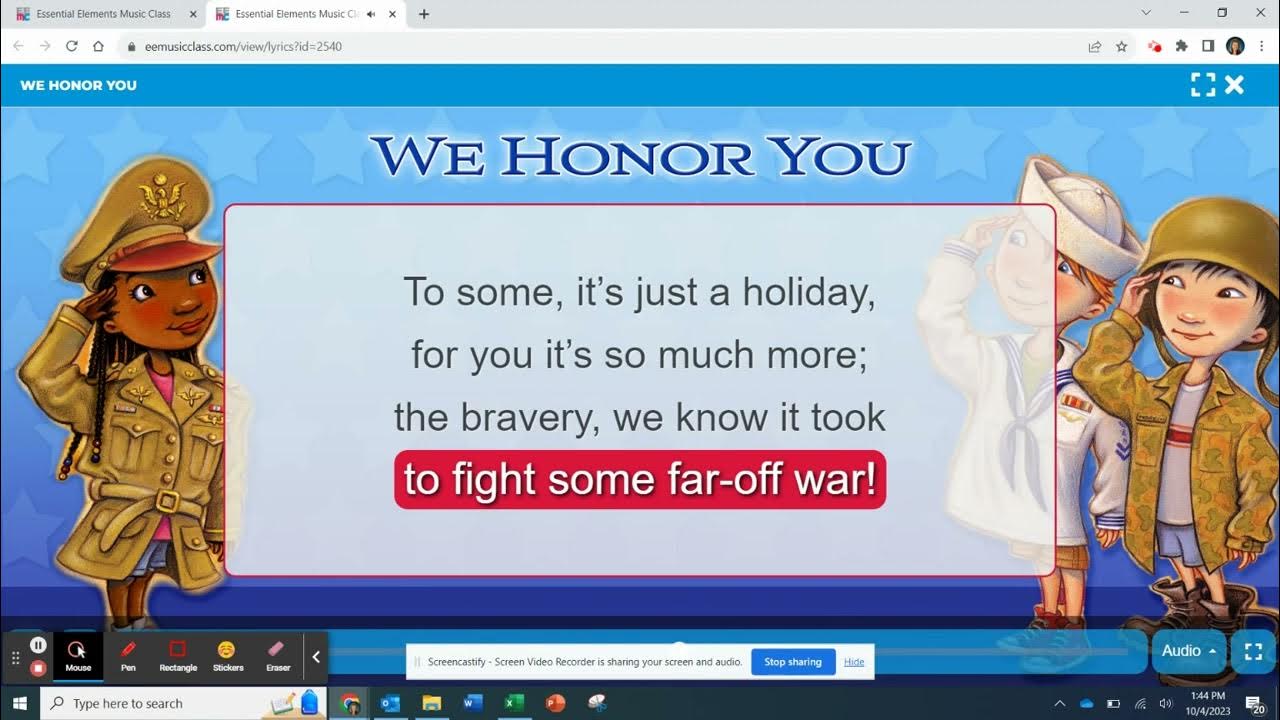 We Honor You - YouTube