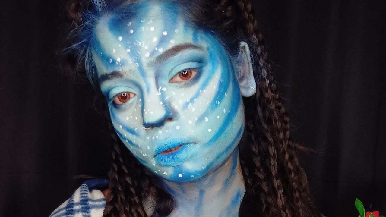 AVATAR 2 tranding movie look 😍by makeup transformation. #Maverick # ...