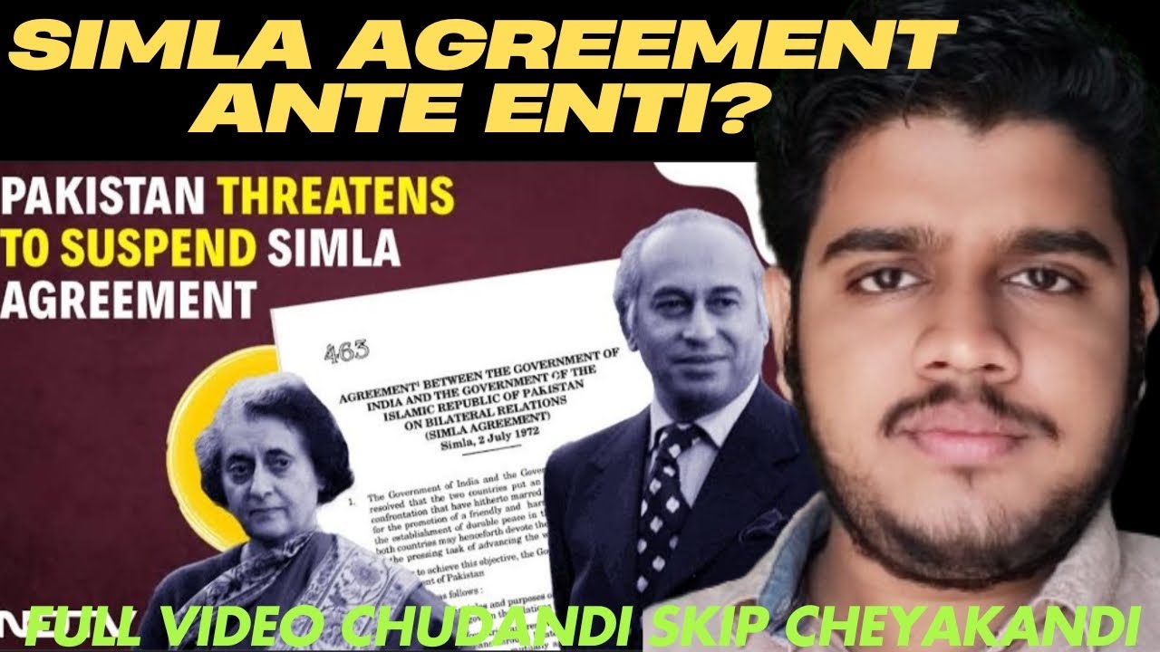 🚨MUST WATCH | What Is Simla Agreement? | Explained By The Charan Show ...
