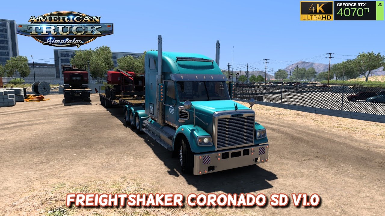 American Truck Simulator |🚛 Freightshaker Coronado SD v1.0 By Jon Ruda ...