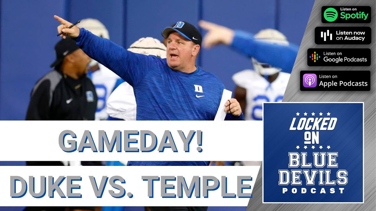 GAMEDAY! Duke Football vs. Temple in 2022 Season Opener - YouTube