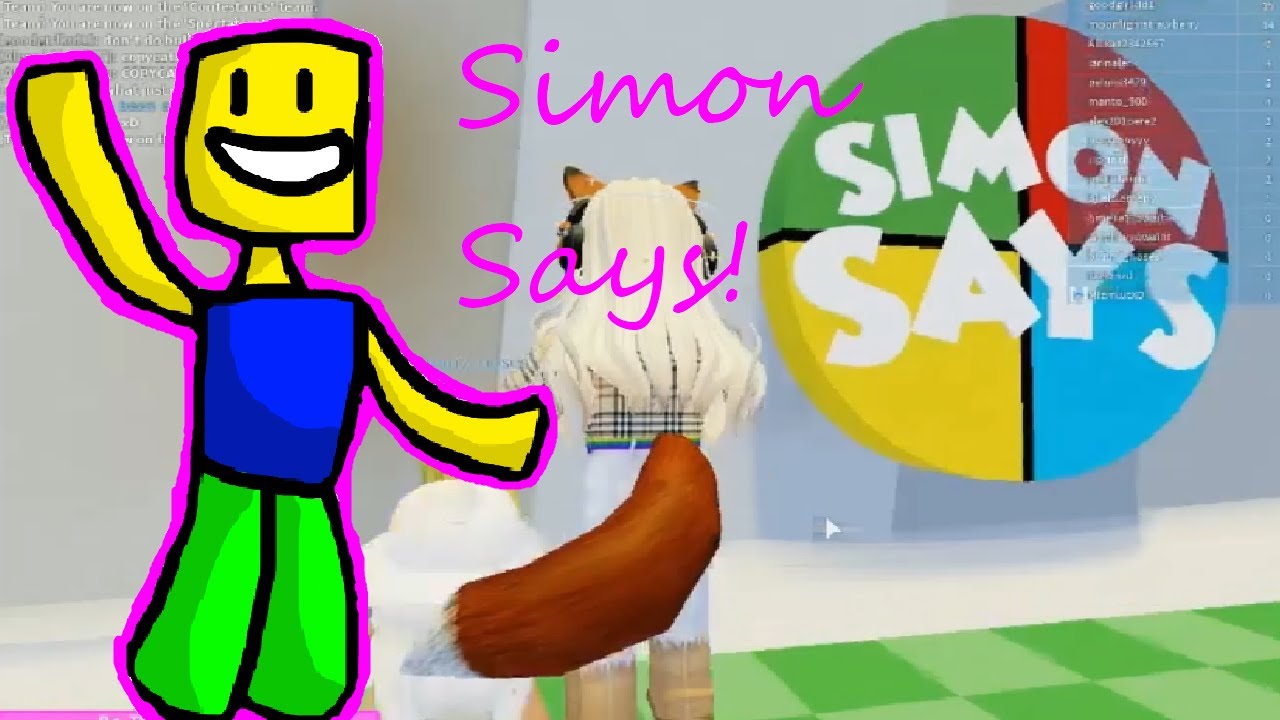 Playing Simon Says (funny) - Roblox - YouTube