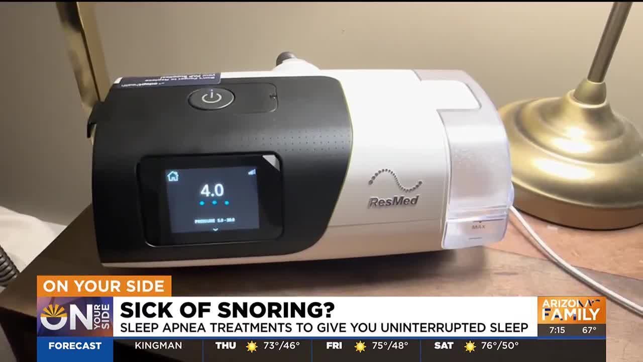 Sleep apnea treatments giving customers uninterrupted sleep - YouTube