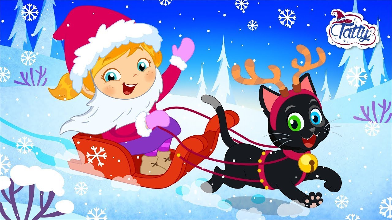 क्रिसमस की छुट्टी और सांता क्लॉस के साथ बैठक🎄। नए साल के लिए बच्चों की ...