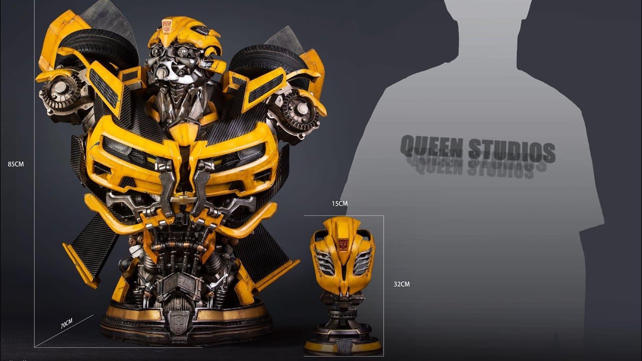 Queen Studios Ultimate Transformers Bumblebee Human Life Size Bust ...