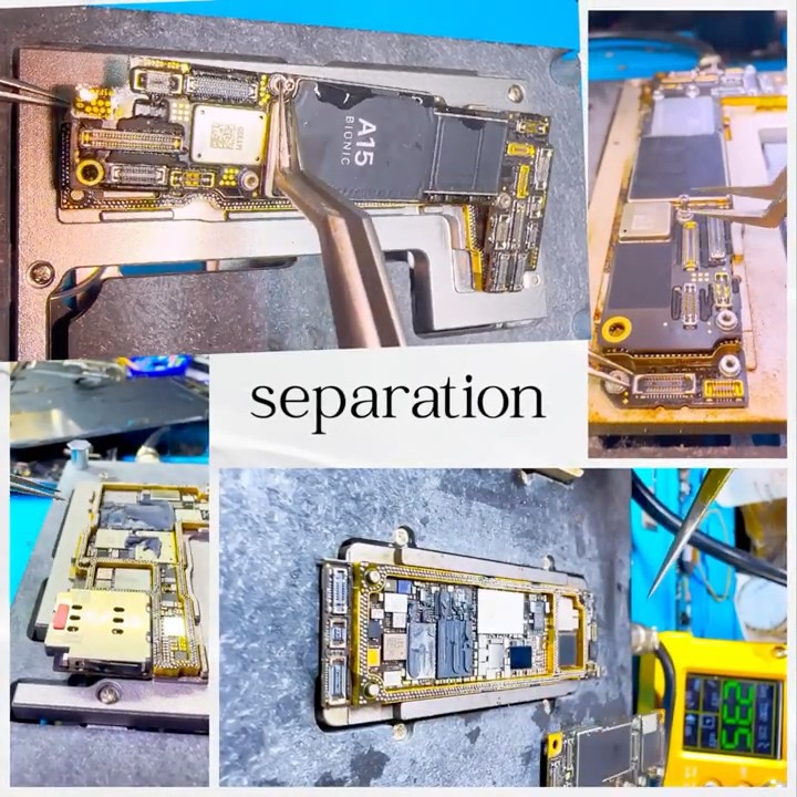 The MOST Complicated iPhone Repair (Motherboard Separation) # ...