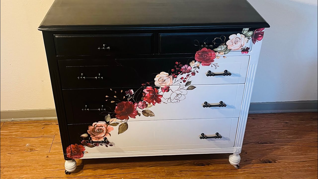 How to do a rose/half n half dresser! - YouTube