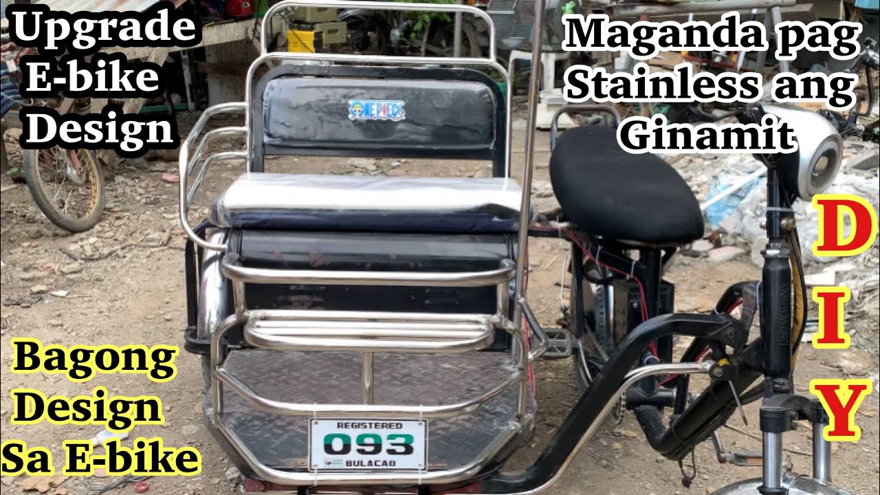 Upgrade Ebike design | Maganda pag stainless ang gamitin #diy #ebike # ...