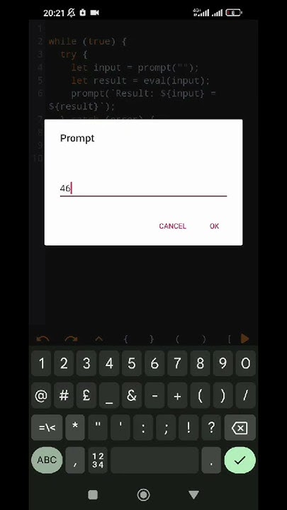 Javascript Program Simple Calculator Using Prompt And Eval Javascript Javascripttutorial