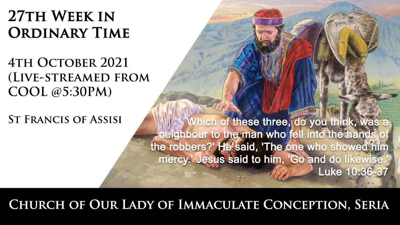 27th Week in Ordinary Time - Monday (4/10/2021) - YouTube