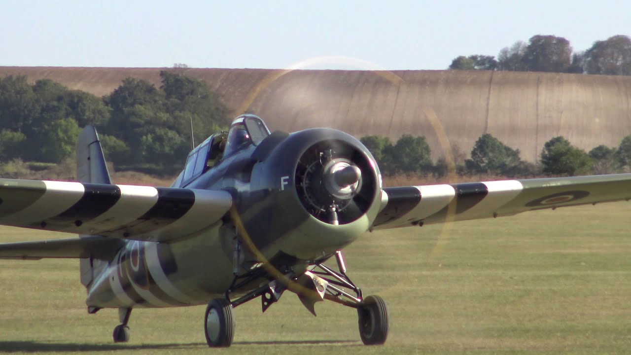 Grumman Wildcat (Martlet) - Duxford Battle of Britain Airshow 2019 ...