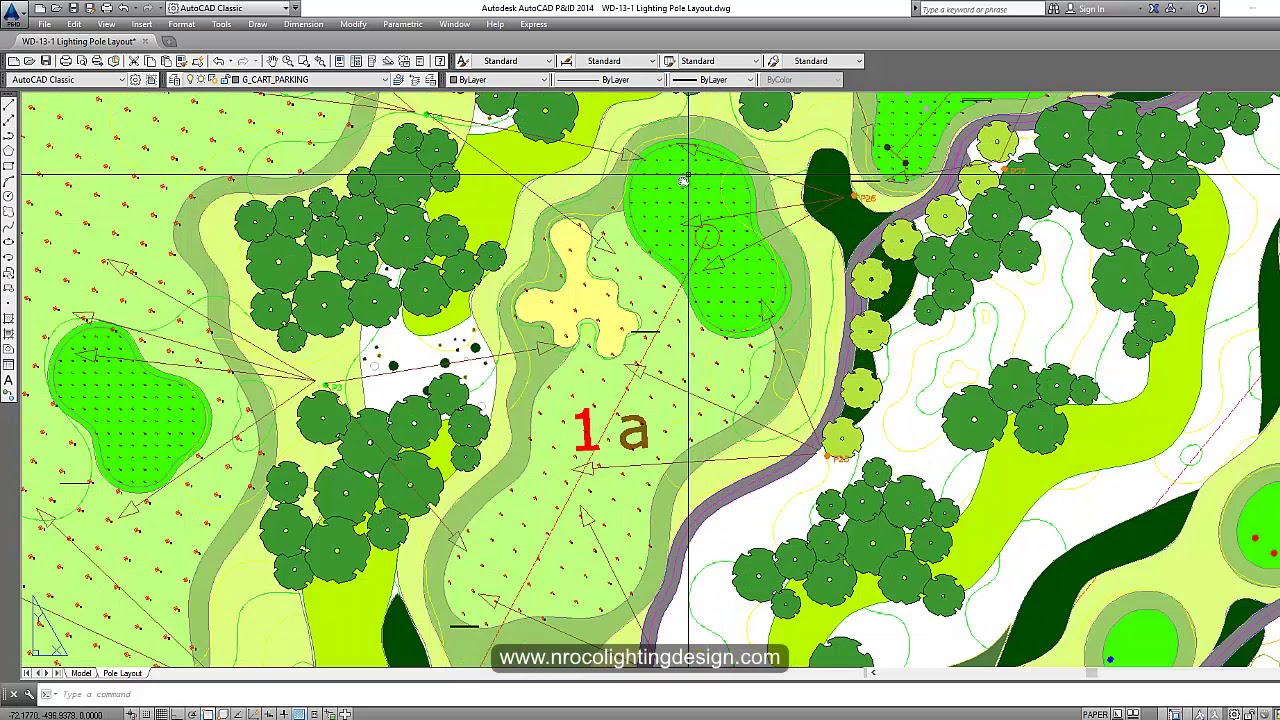 Golf course areas to be lit - YouTube