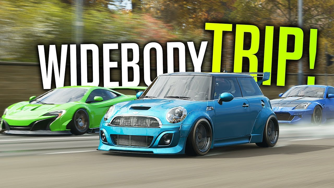 WIDEBODY Roadtrip In Forza Horizon 4 Multiplayer! - YouTube