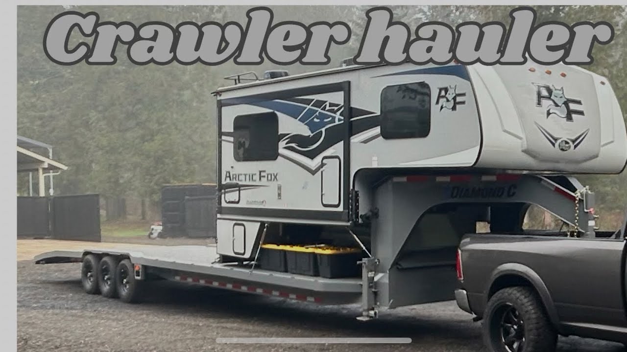 Building a new crawler hauler with a 2025 diamond c gooseneck trailer ...