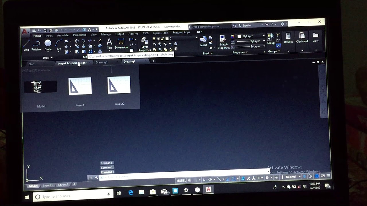 how to transfer auto cad drawing in other autocad file - YouTube