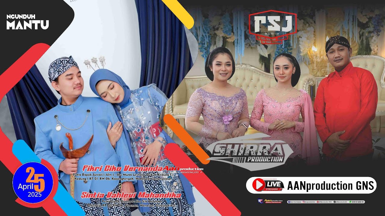 Live Pernikahan Ngunduh Mantu CIKO & SINTIA 💞 25 April 2025 -- RSJ ...