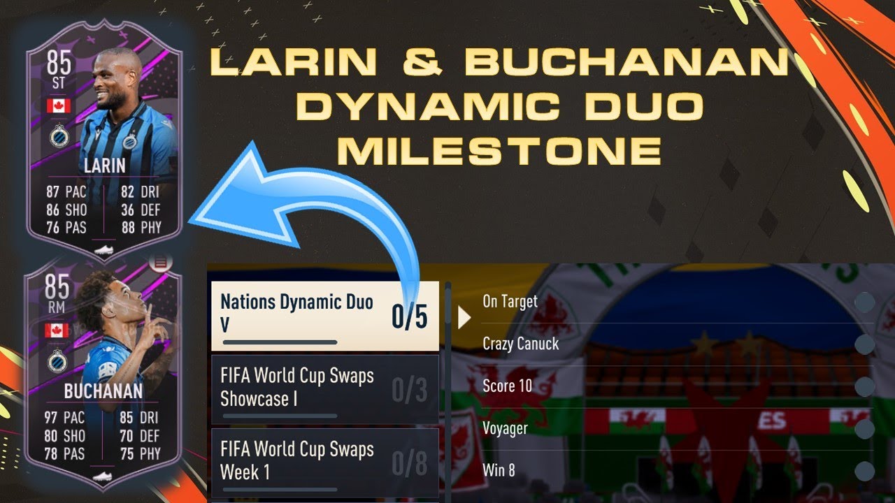 Fifa 23 | How To Complete The Dynamic Duos Cyle Larin and Tajon ...