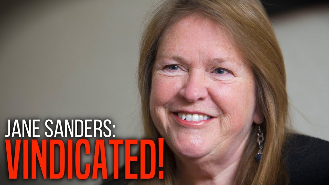 Jane Sanders Fully Cleared in Burlington College Investigation - YouTube