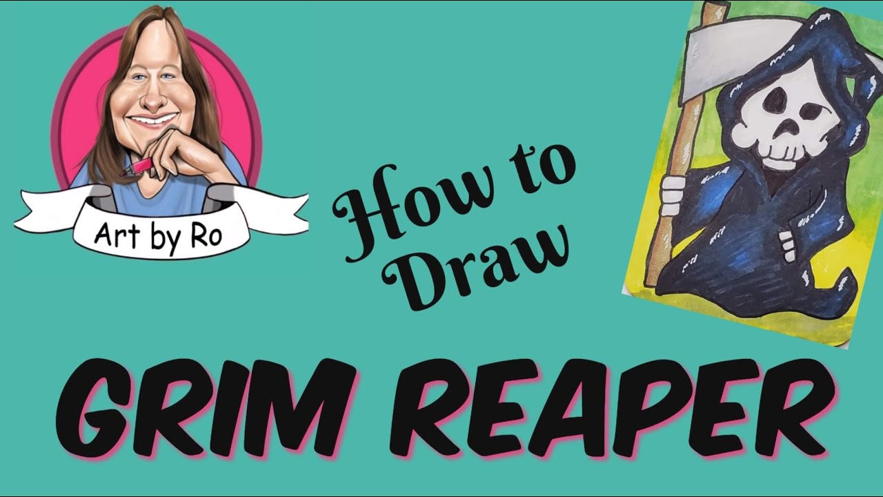 How to Draw a Grim Reaper with Markers - YouTube