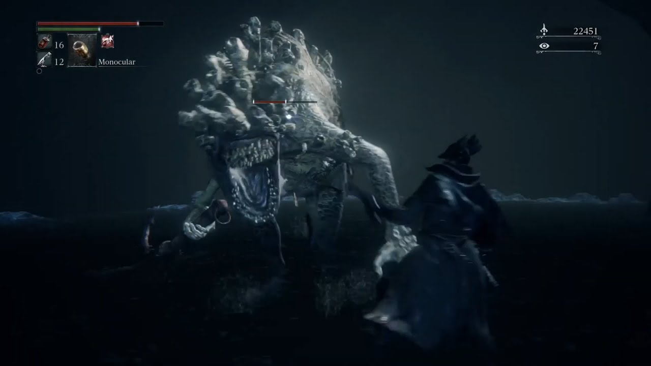 Bloodborne - Defeating 3 Shark Giants to Earn the Rakuyo - YouTube