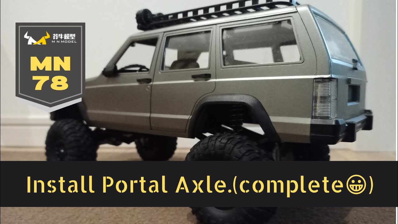 MN78 install portal axle (complete😀) - YouTube