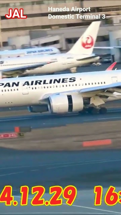 💐巨大なJAL機が轟音を響かせ華麗に着陸,後続のJAL機が片輪着地‼️#Shorts👪 - YouTube