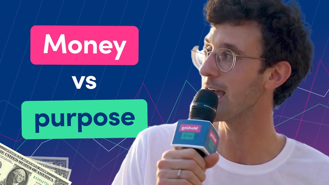 Money or Purpose - What's more important for you? 💰 - YouTube