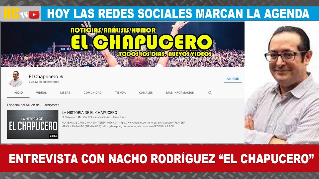 ENTREVISTA CON NACHO RODRÍGUEZ "EL CHAPUCERO" HOY LAS REDES SOCIALES ...