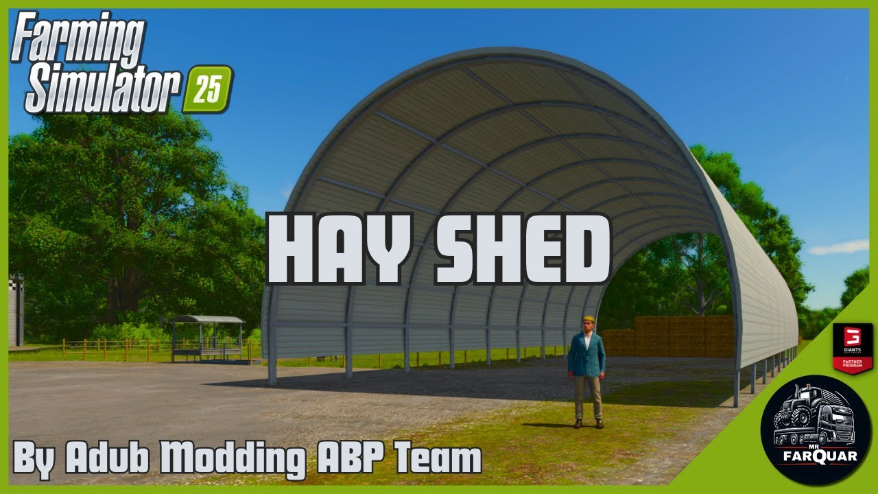 HAY SHED by Adub Modding ABP Team | Farming Simulator 25 | FS 25 - YouTube