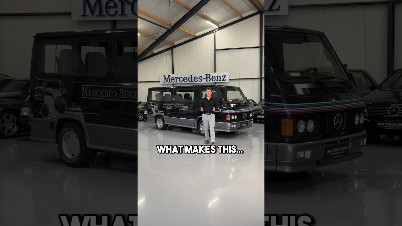 The most SPECIAL van in the world? The MB100 - Mercedes museum van! # ...